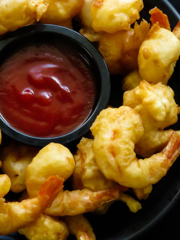 battered shrimp(batter fried shrimp). - THE SEAFOOD BLOG