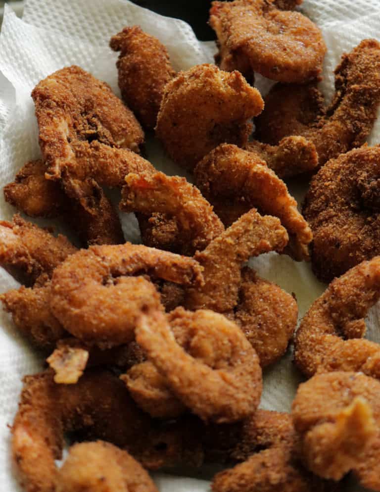 Fried shrimp with breading. - THE SEAFOOD BLOG