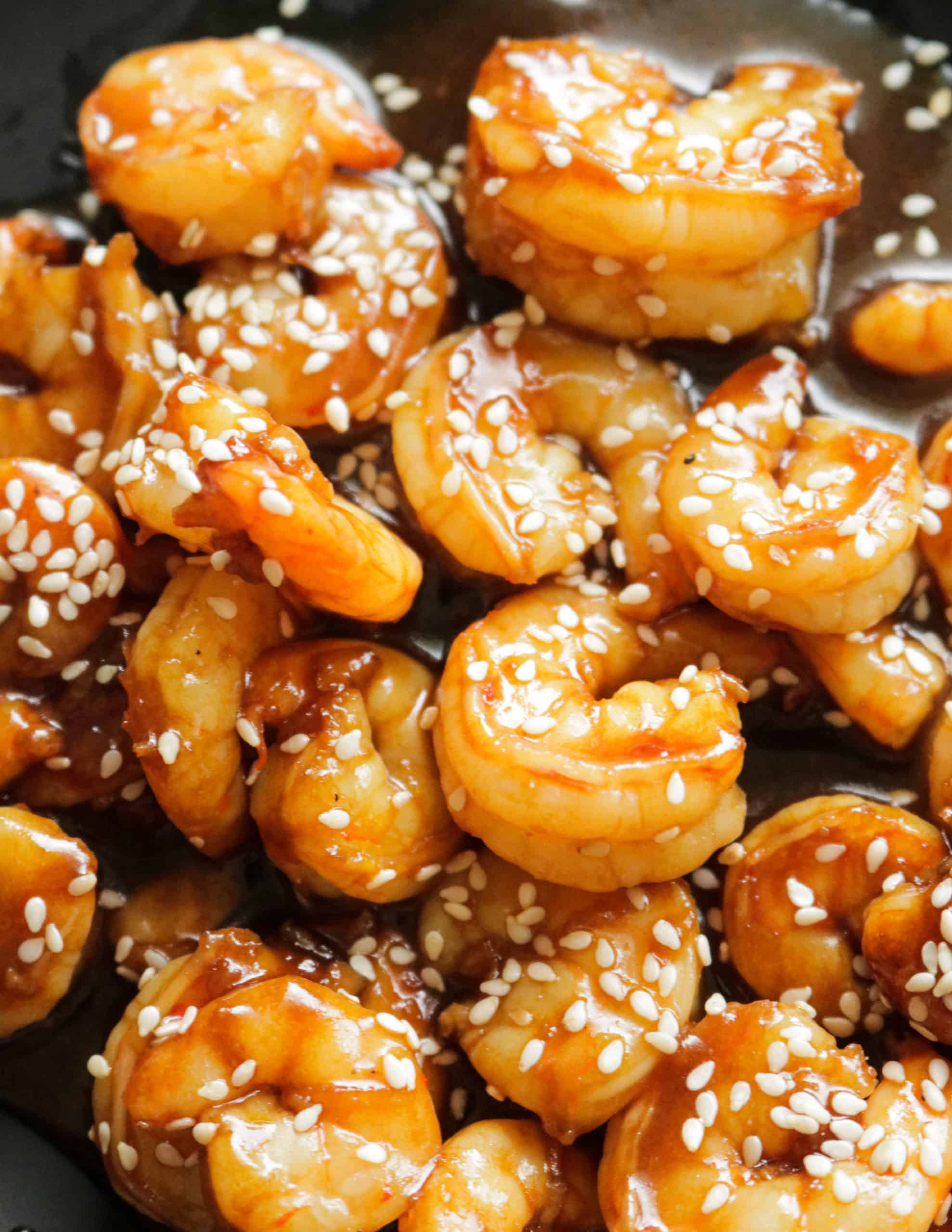 Sesame shrimp stir fry. - THE SEAFOOD BLOG