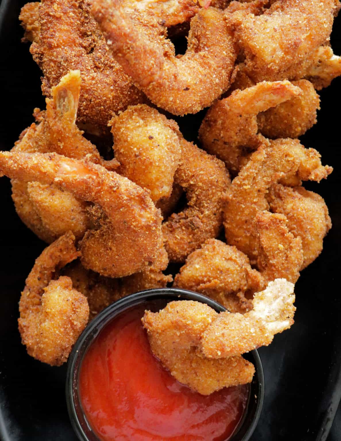 Fried shrimp with breading. - THE SEAFOOD BLOG
