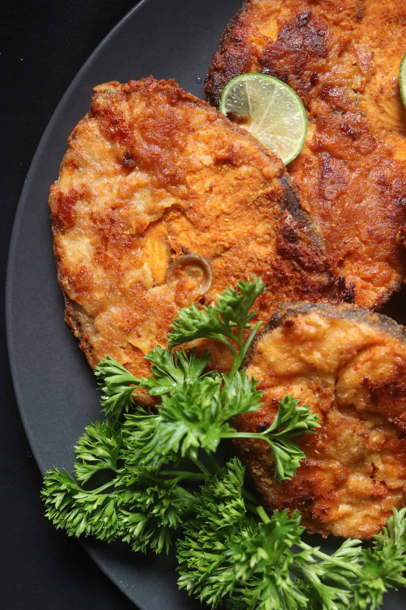 Indian fish fry(pan fried). - THE SEAFOOD BLOG