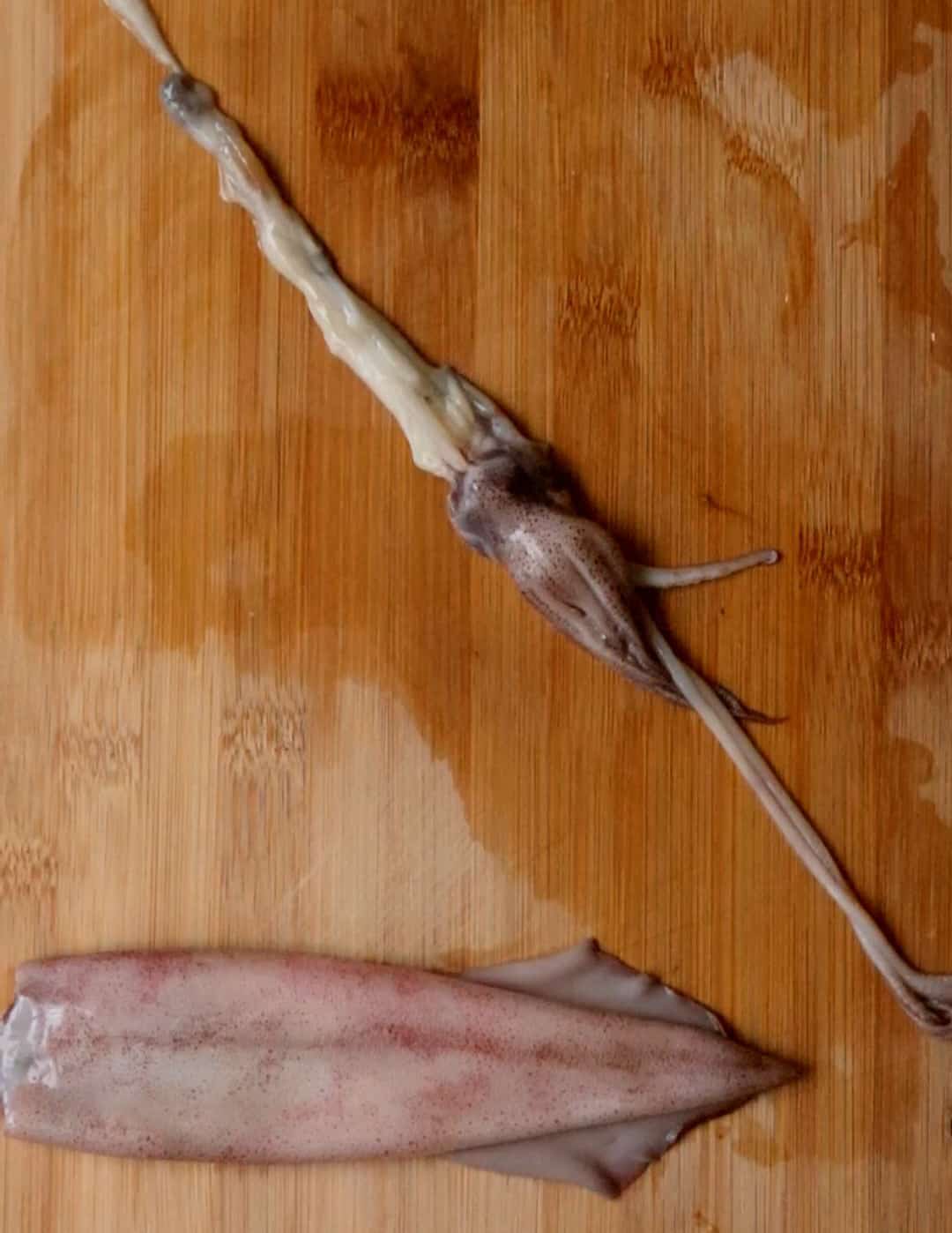 How to clean squid(calamari). - THE SEAFOOD BLOG